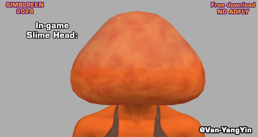 Slime Head Set for Sims - Unleash Your Inner Slime! Sims 4 CC Download