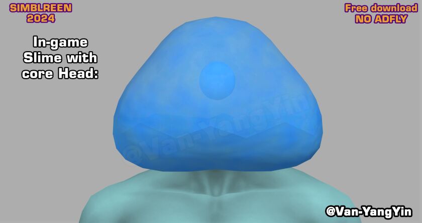 Slime Head Set for Sims - Unleash Your Inner Slime! Sims 4 CC Download