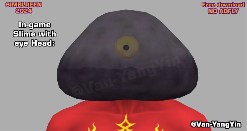 Slime Head Set for Sims - Unleash Your Inner Slime! Sims 4 CC Download