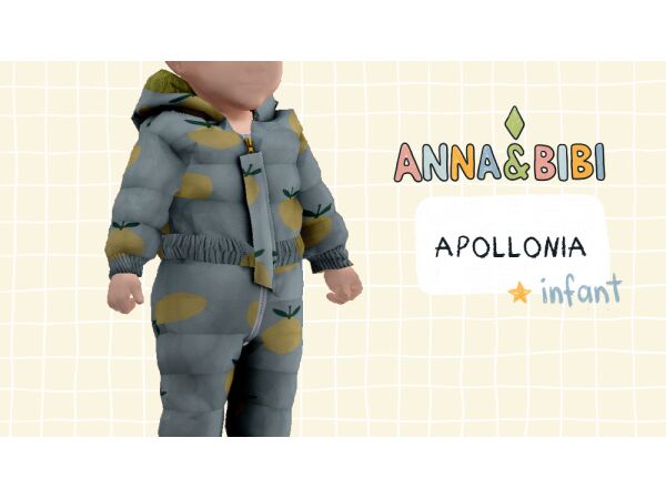 Apollonia | Infant by Anna & Bibi Sims 4 CC Download
