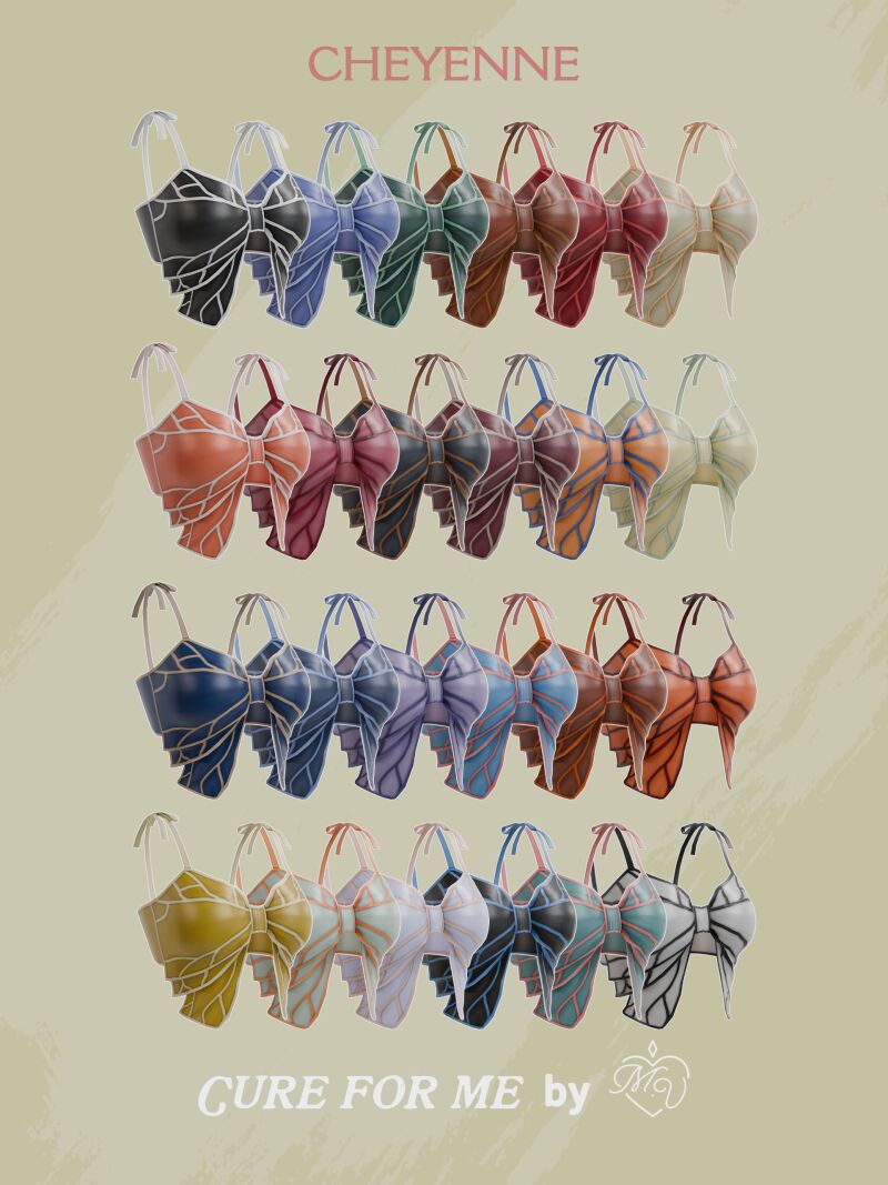 Cheyenne Top by Miss.Valentine Sims 4 CC Download