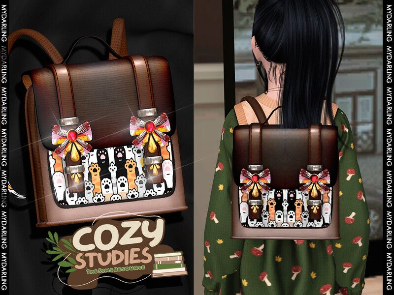 Cozy Studies - Child's Backpack Sims 4 CC Download