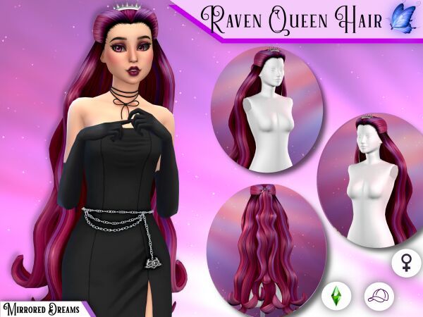 Débora Hair Sims 4 CC Download