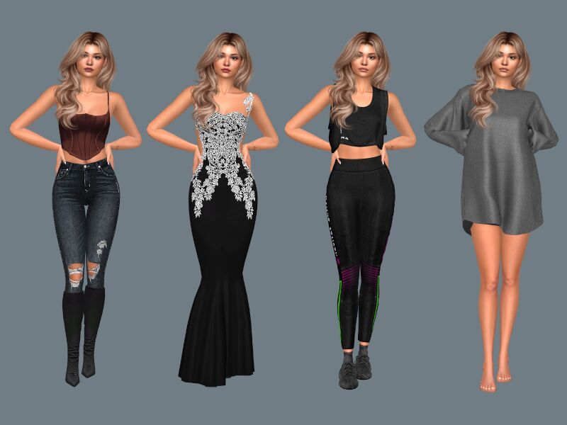 Elaine Merritt By Emmagrt Sims 4 CC Download