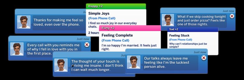 Enhanced Phone Call Experience in The Sims Sims 4 CC Download