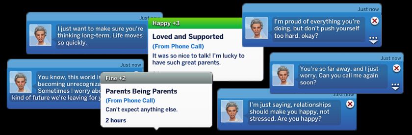 Enhanced Phone Call Experience in The Sims Sims 4 CC Download