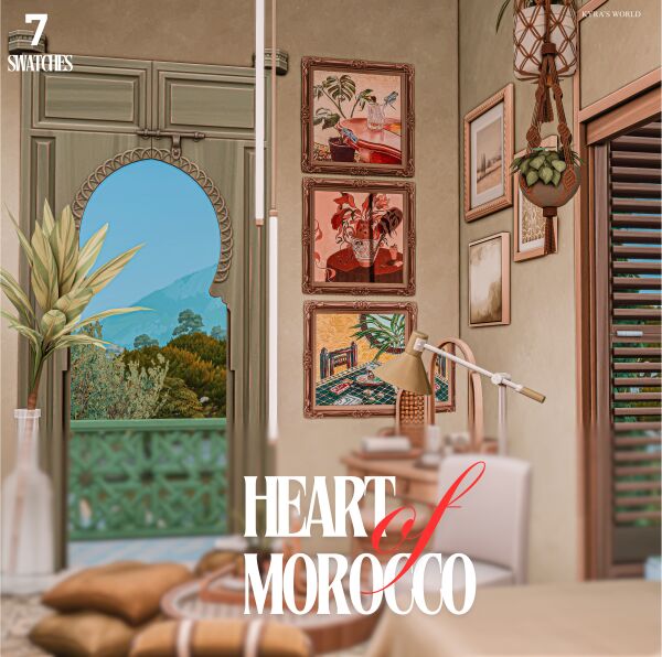 Heart Of Morocco - Stunning Moroccan Decor Sims 4 CC Download