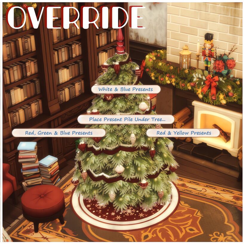 Unique Holiday Tree Gifts Override Sims 4 CC Download