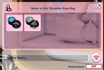 Koi Bow Bag: Functional Decor by CoCo Games Sims 4 CC Download