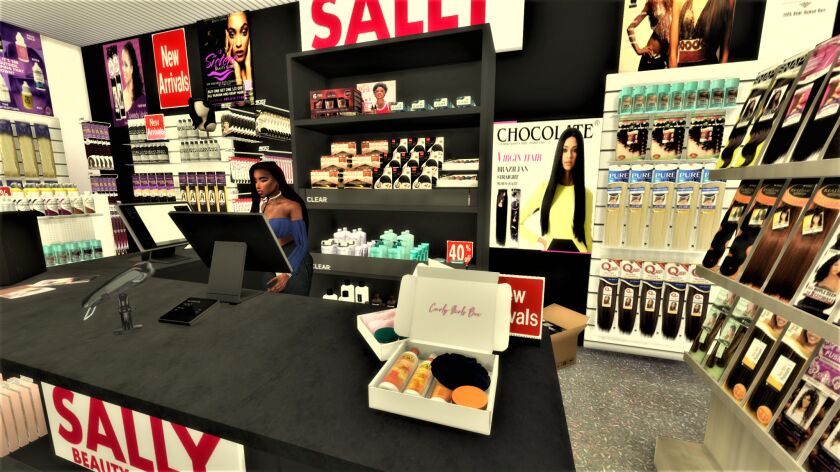 Download Sally Beauty Supply & Laundry Now! Sims 4 CC Download