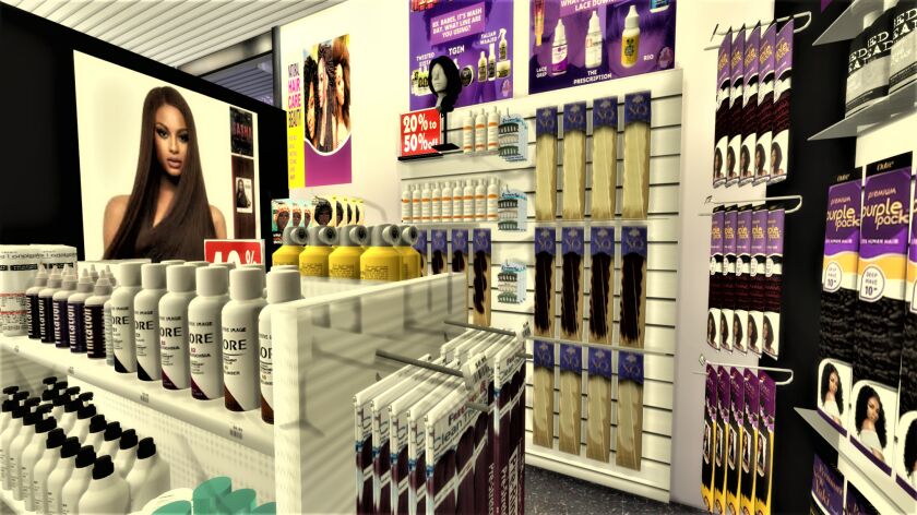 Download Sally Beauty Supply & Laundry Now! Sims 4 CC Download