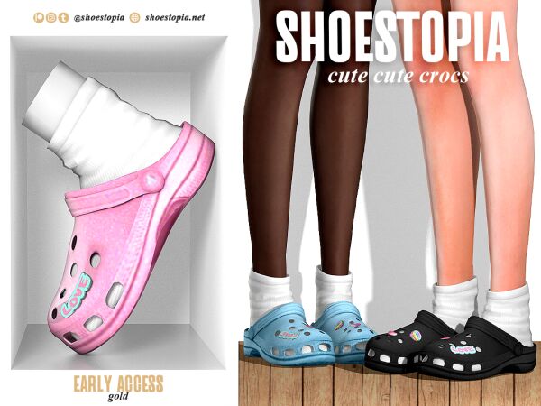 Cute Cute Crocs for The Sims 4 Sims 4 CC Download