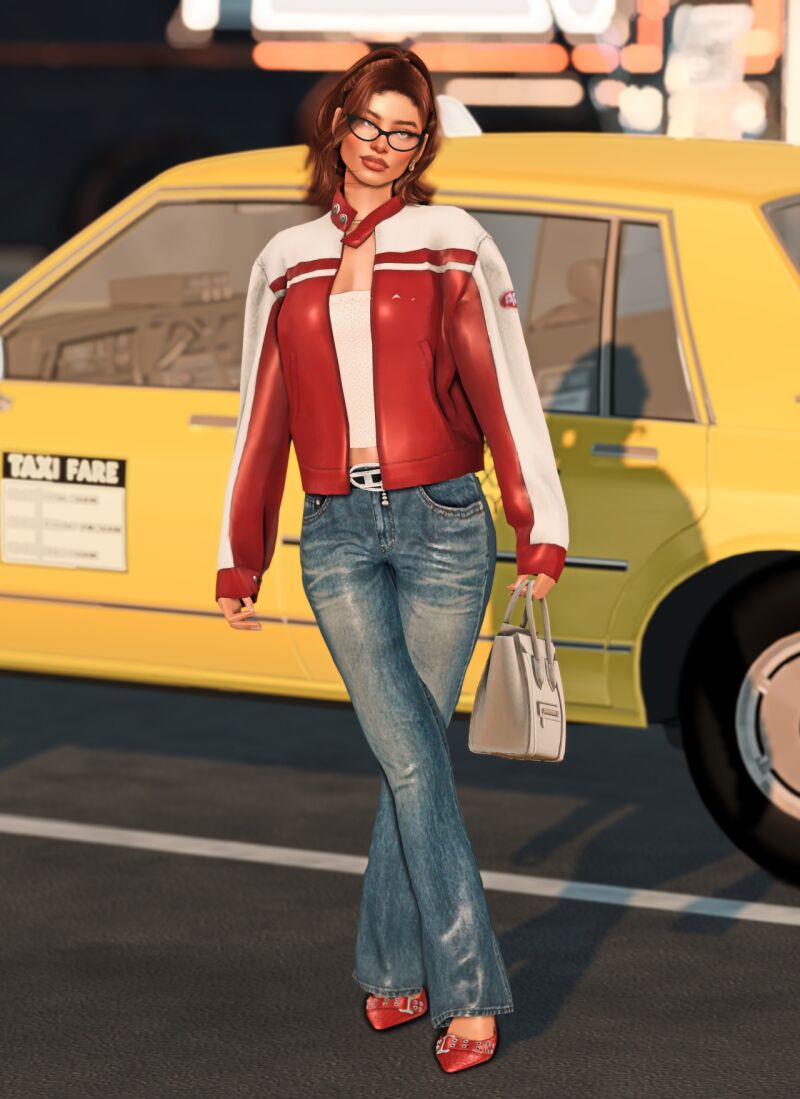 Arabella OUT And About The City Sims 4 CC Download