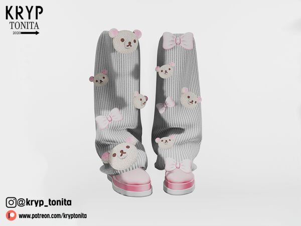 Boot My Little Bear Sims 4 CC Download