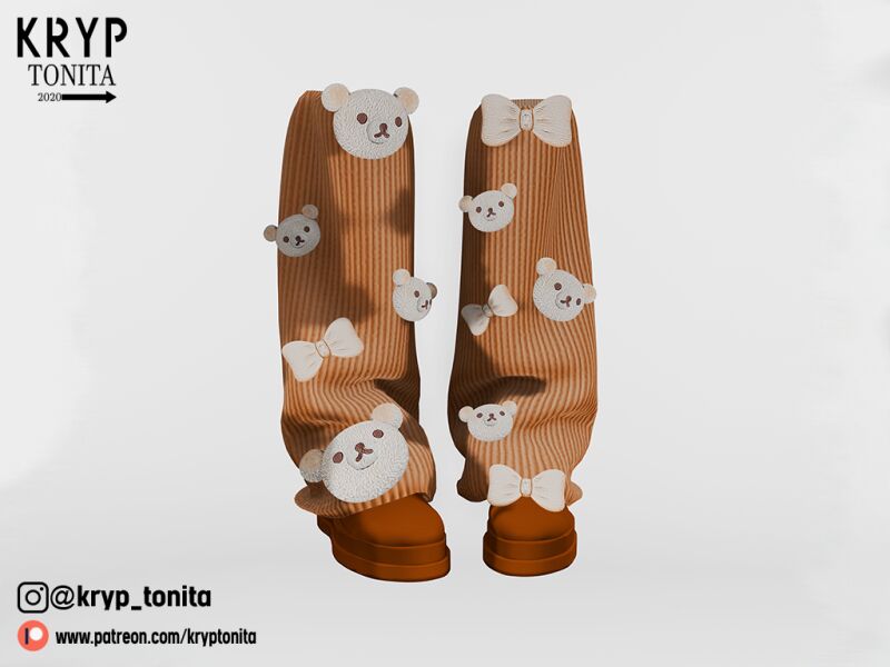 Boot My Little Bear Sims 4 CC Download