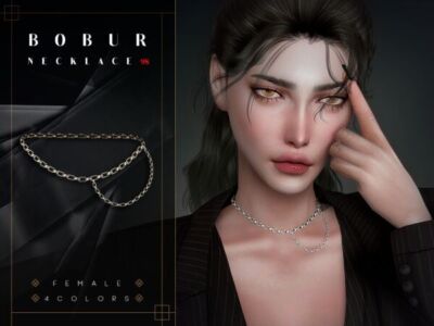 Stylish Chain Necklace for Women Sims 4 CC Download