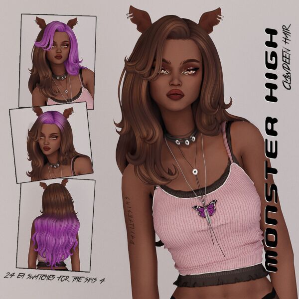 Monster High Clawdeen Set Sims 4 CC Download