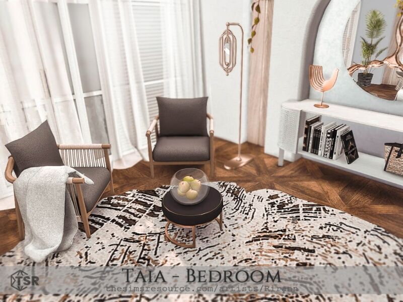 Elegant Taia Bedroom Sims 4 CC Download