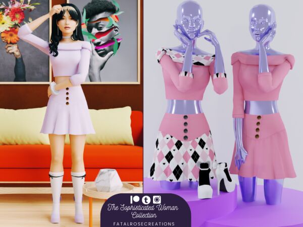 The Sophisticated Woman Collection Sims 4 CC Download