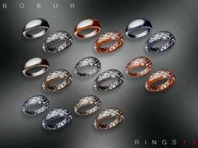 Stylish Two Finger Ring for Women Sims 4 CC Download