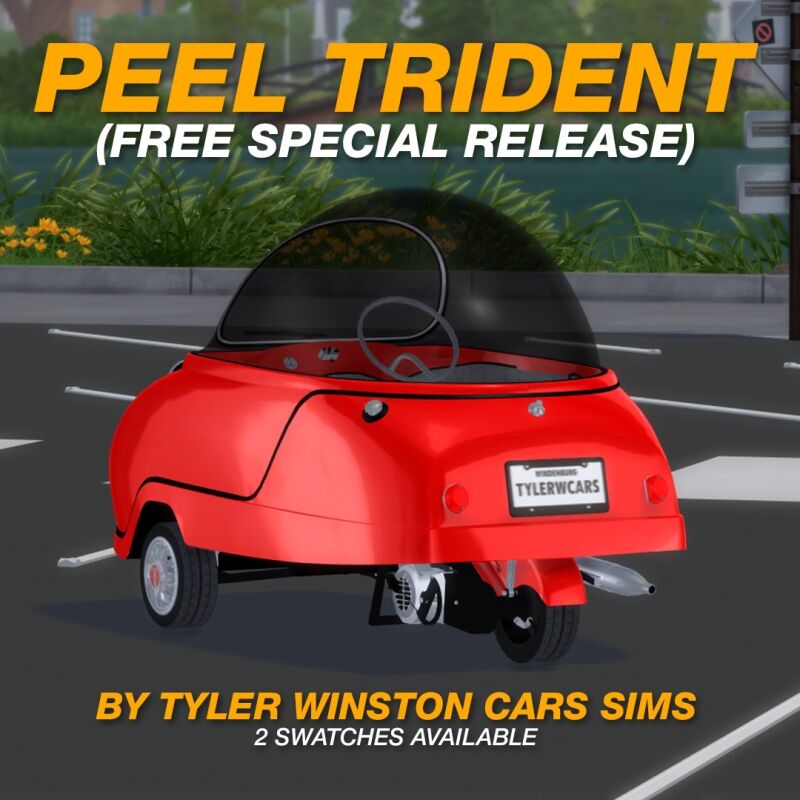 1965 Peel Trident - Tyler Winston Cars Sims 4 CC Download